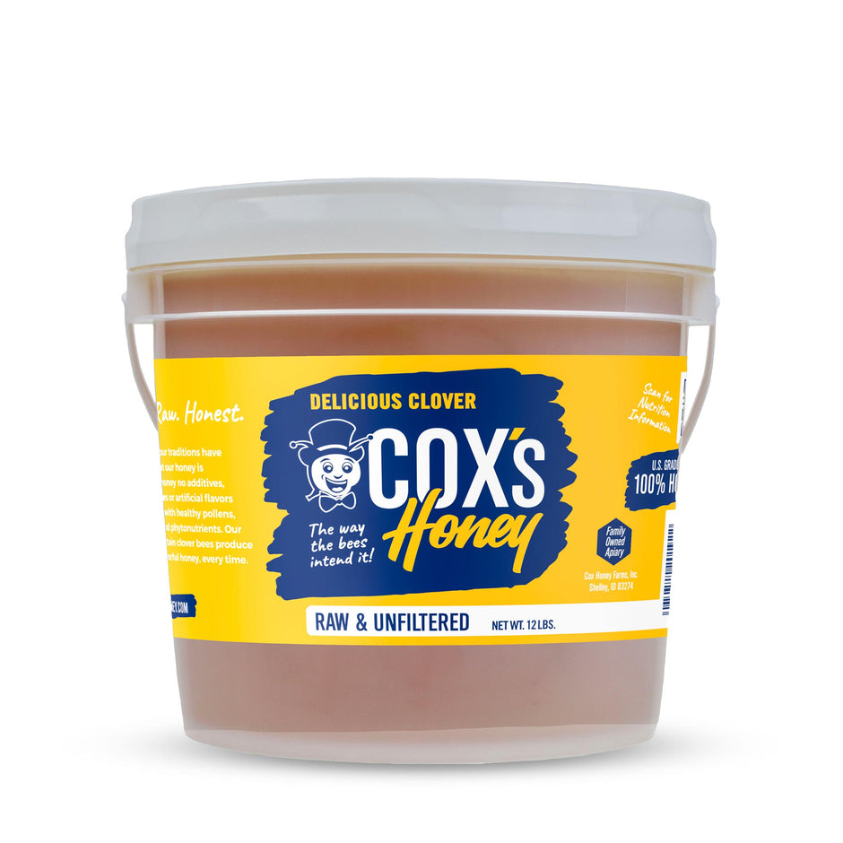 20 oz Raw Creamed Honey - Cox's Honey – Cox Honey Farms
